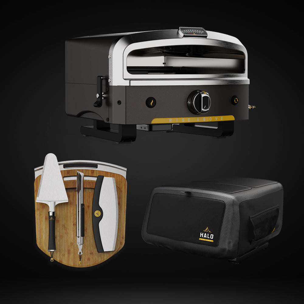 Essential Pizza Bundle with Cover and Pizza Kit – Fortissimo Pizza Ovens